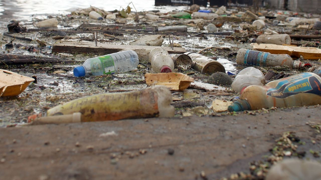 polluted river poland