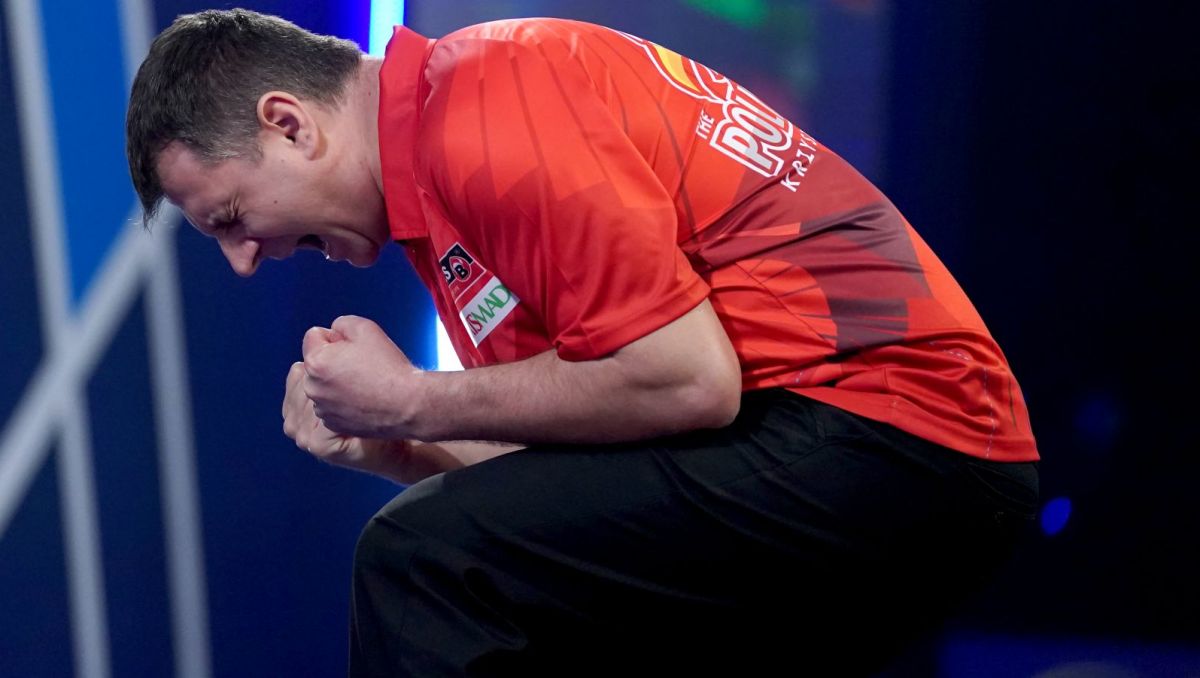 Dart, Players Championship. Krzysztof Ratajski rzucił dziewiątą lotkę ...