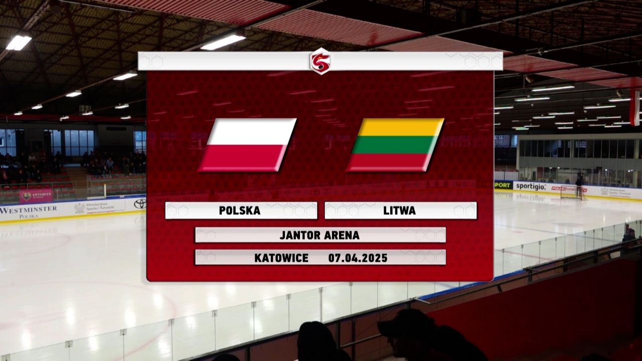 Polska – Litwa. Hokej na lodzie – mecz towarzyski [SKRÓT] | TVP SPORT