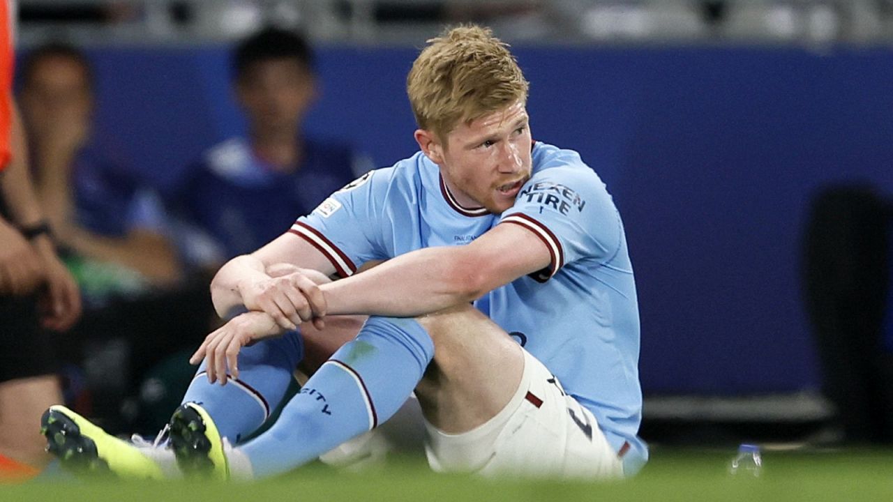 Kevin de Bruyne kontuzjowany w finale Ligi Mistrzów. Drugi raz z rzędu ...