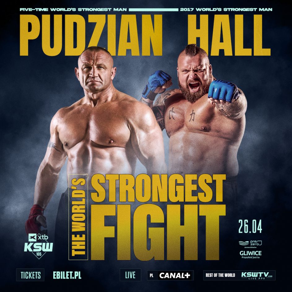 The World's Strongest Fight: Mariusz Pudzianowski vs Eddie Hall na gali XTB KSW 105 | TVP SPORT