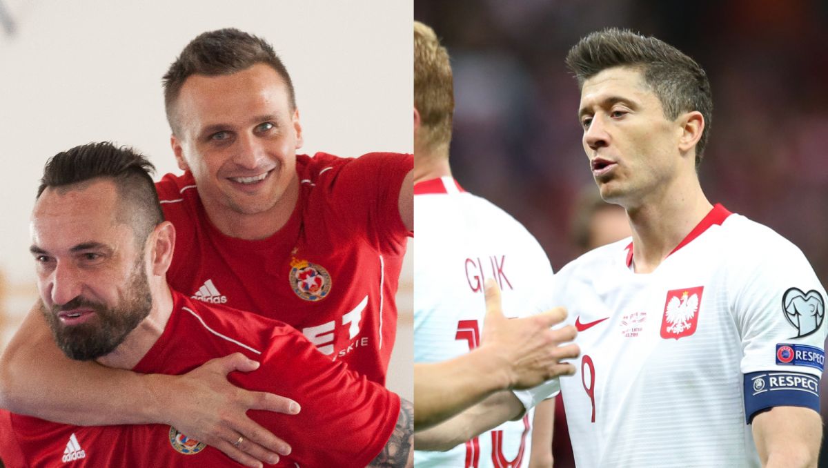Robert Lewandowski, Marcin Wasilewski i Jan Błachowicz w wymarzonym narożniku Sławomira Peszko ...