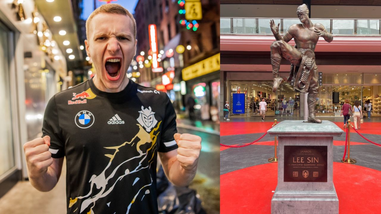 Marcin "Jankos" Jankowski ma swój pomnik w Barcelonie. Upamiętnia jego sukces w League of ...