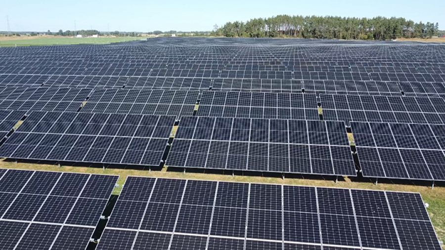 Otwarcie farm fotowoltaicznych w Gutkach