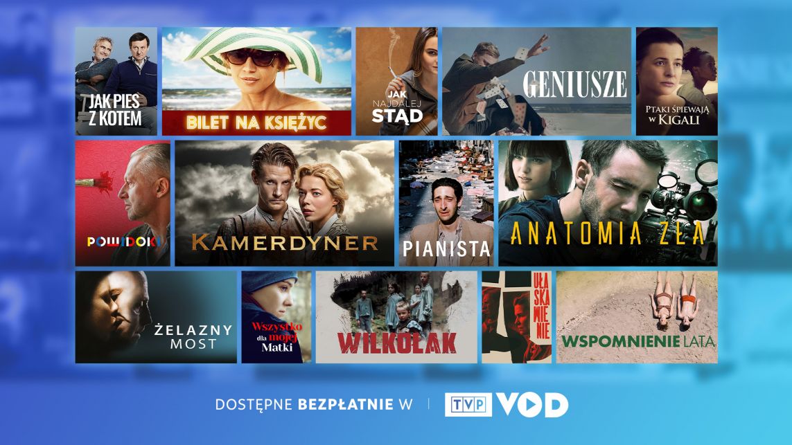 Przeboje polskiego kina do obejrzenia za darmo na platformie TVP VOD