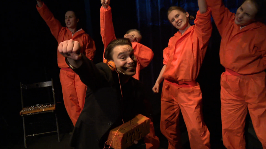 Spektakl Muzyka Muralna w teatrze Arlekin