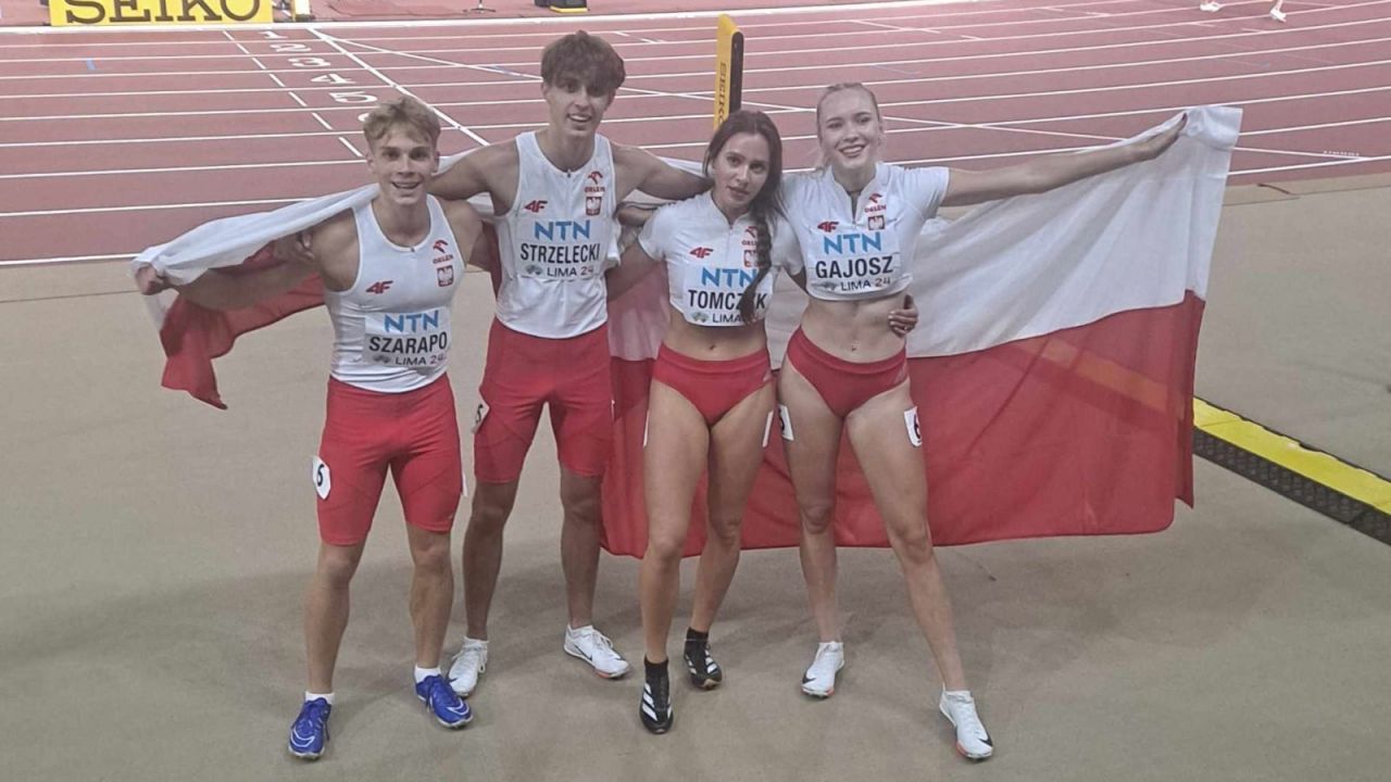MŚ U20 w lekkoatletyce: polska sztafeta mieszana 4x400 m z medalem! [WIDEO] | TVP SPORT