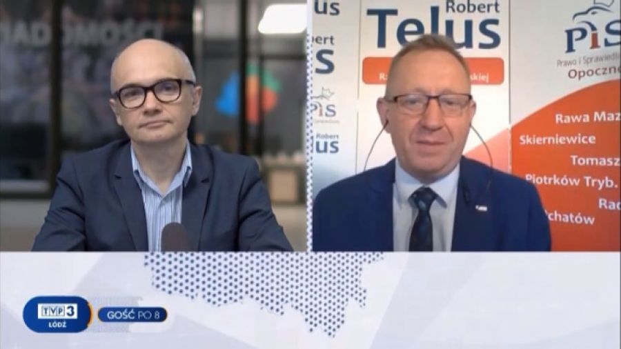 Robert Telus o wizycie premiera w województwie łódzkim