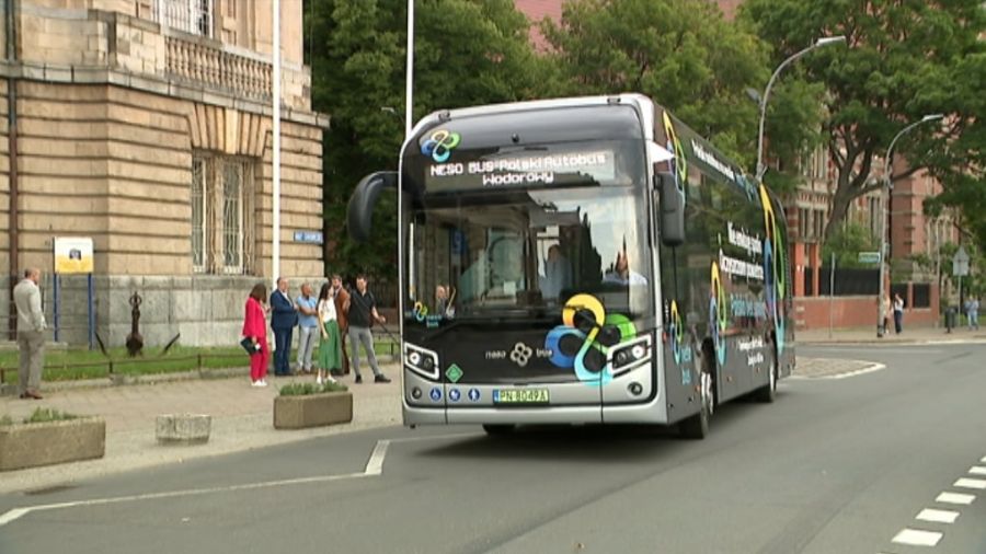 Komunikacja przyszłości. Pierwszy polski autobus wodorowy w Szczecinie