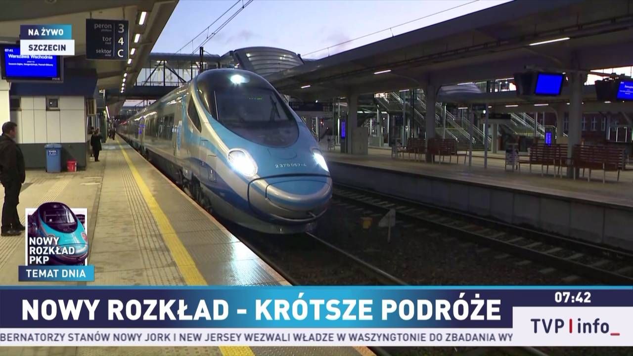 Nowy rozkład jazdy PKP Intercity | TVP INFO