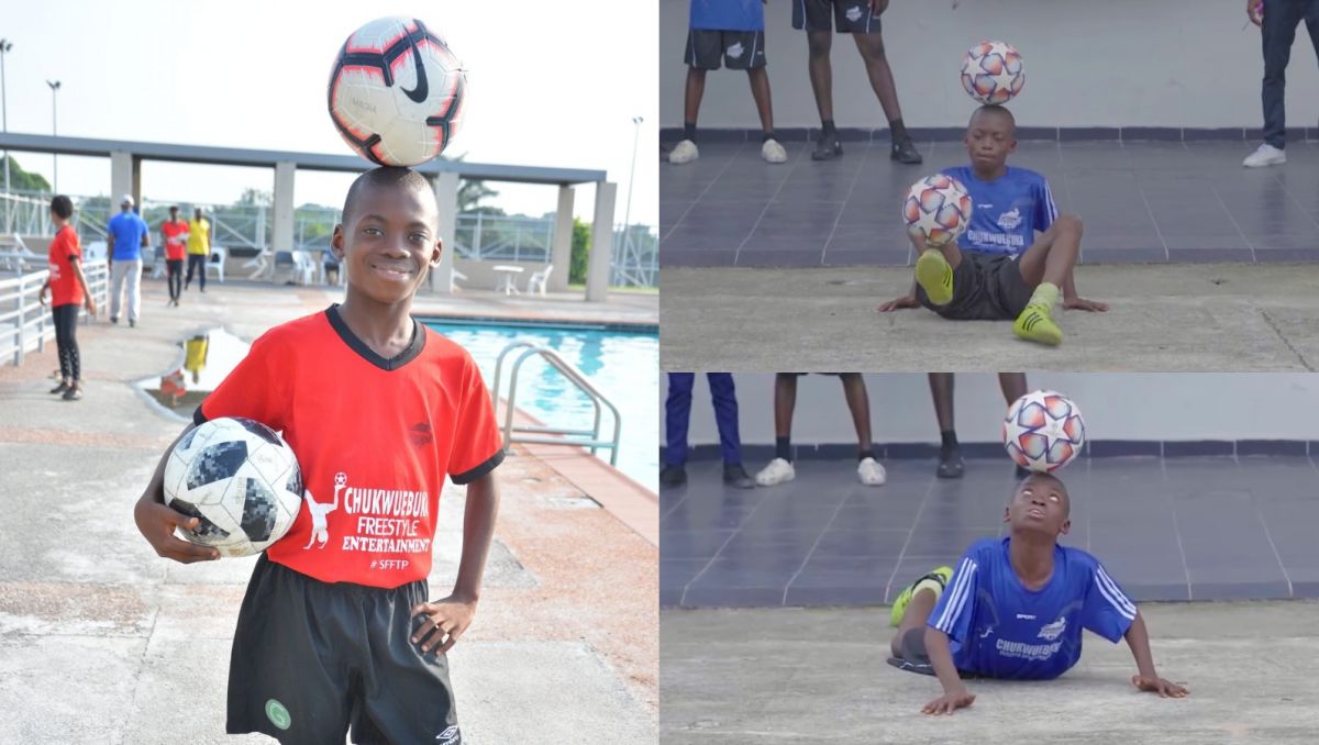 Chinonso Eche w Księdze Rekordów Guinessa – piłka nożna | TVP SPORT