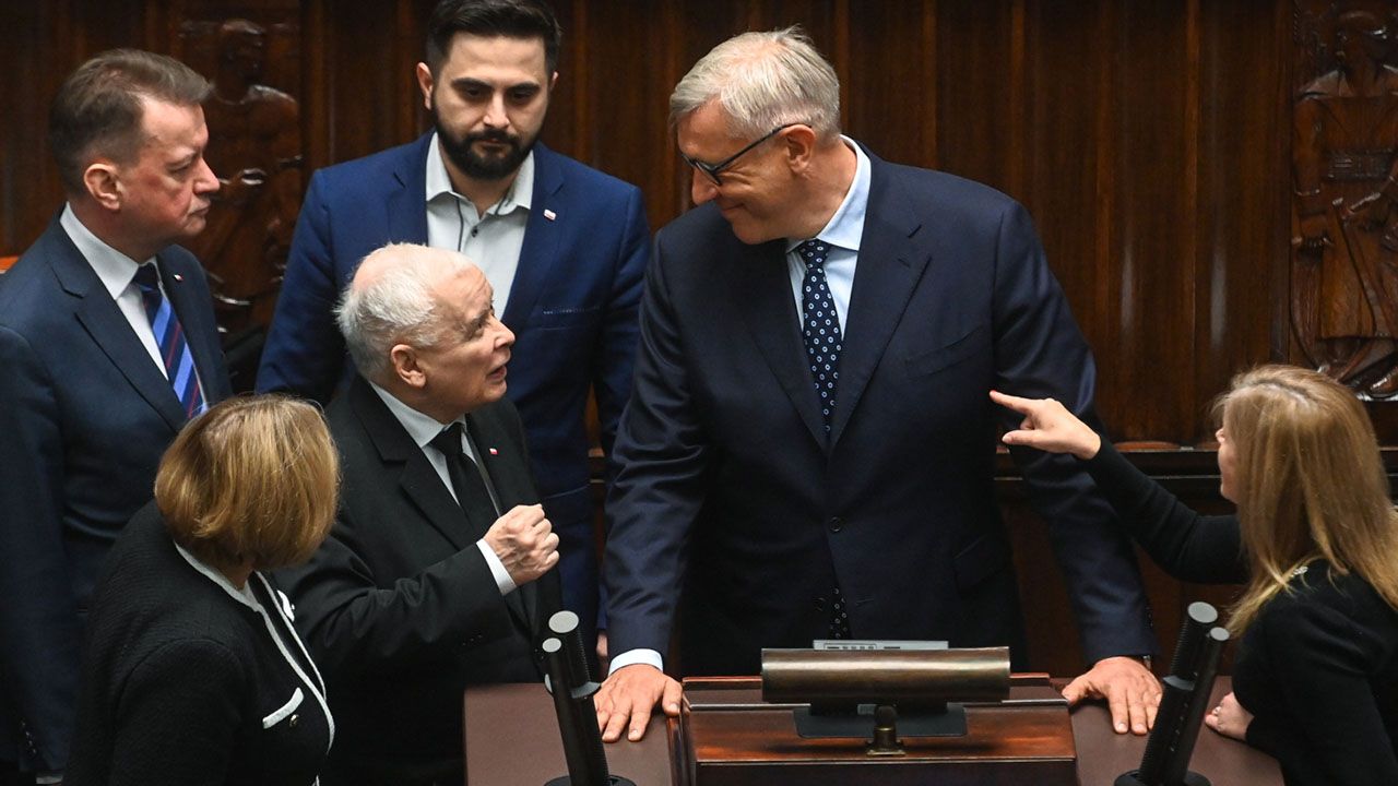 Awantura w Sejmie. Jarosław Kaczyński atakuje Romana Giertycha. „Mamy tu na sali głównego ...